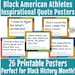 Black History Month Posters for Classroom With Inspirational Quotes ...