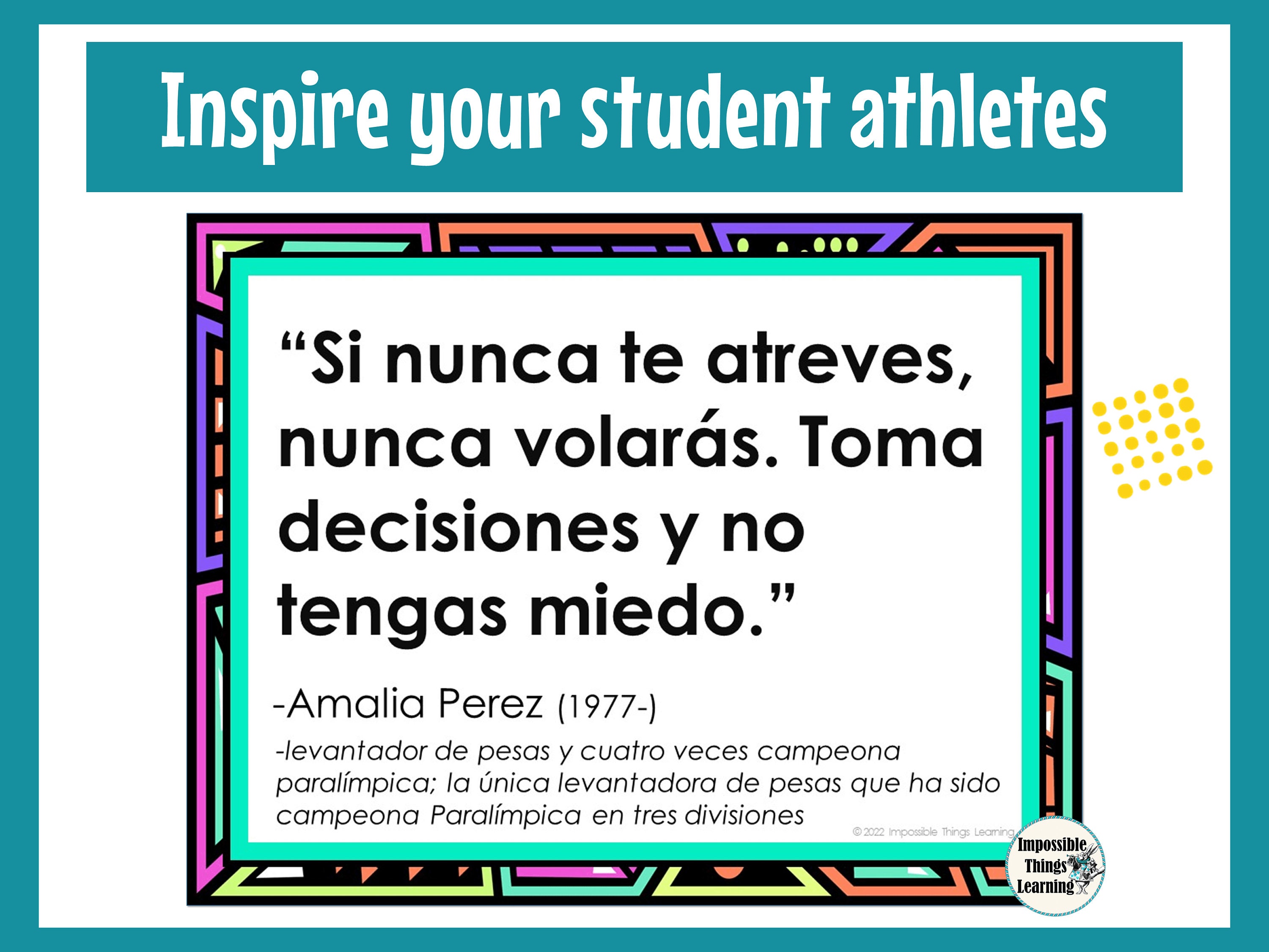 Hispanic Heritage Month Posters in Spanish With Inspiring Quotes From ...