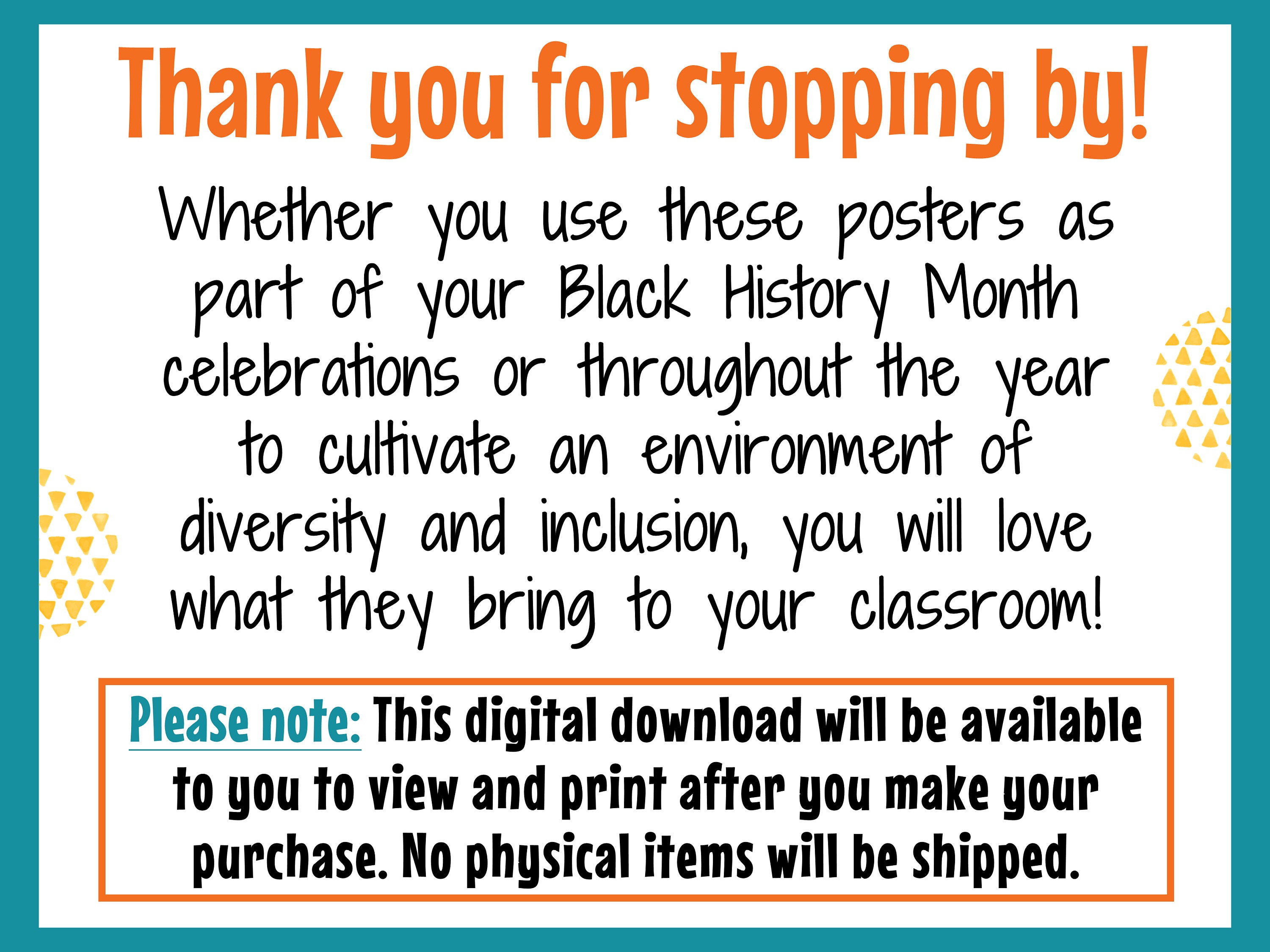 Black History Month Posters for Classroom With Inspirational Quotes ...