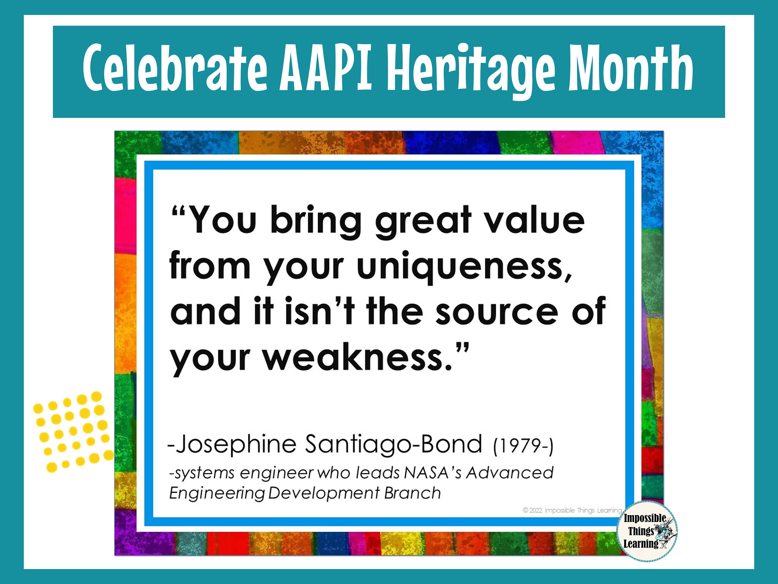 AAPI Heritage Month STEM Posters for Science Classrooms With - Etsy