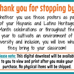 Hispanic Heritage Month Posters in Spanish With Inspiring Quotes From ...