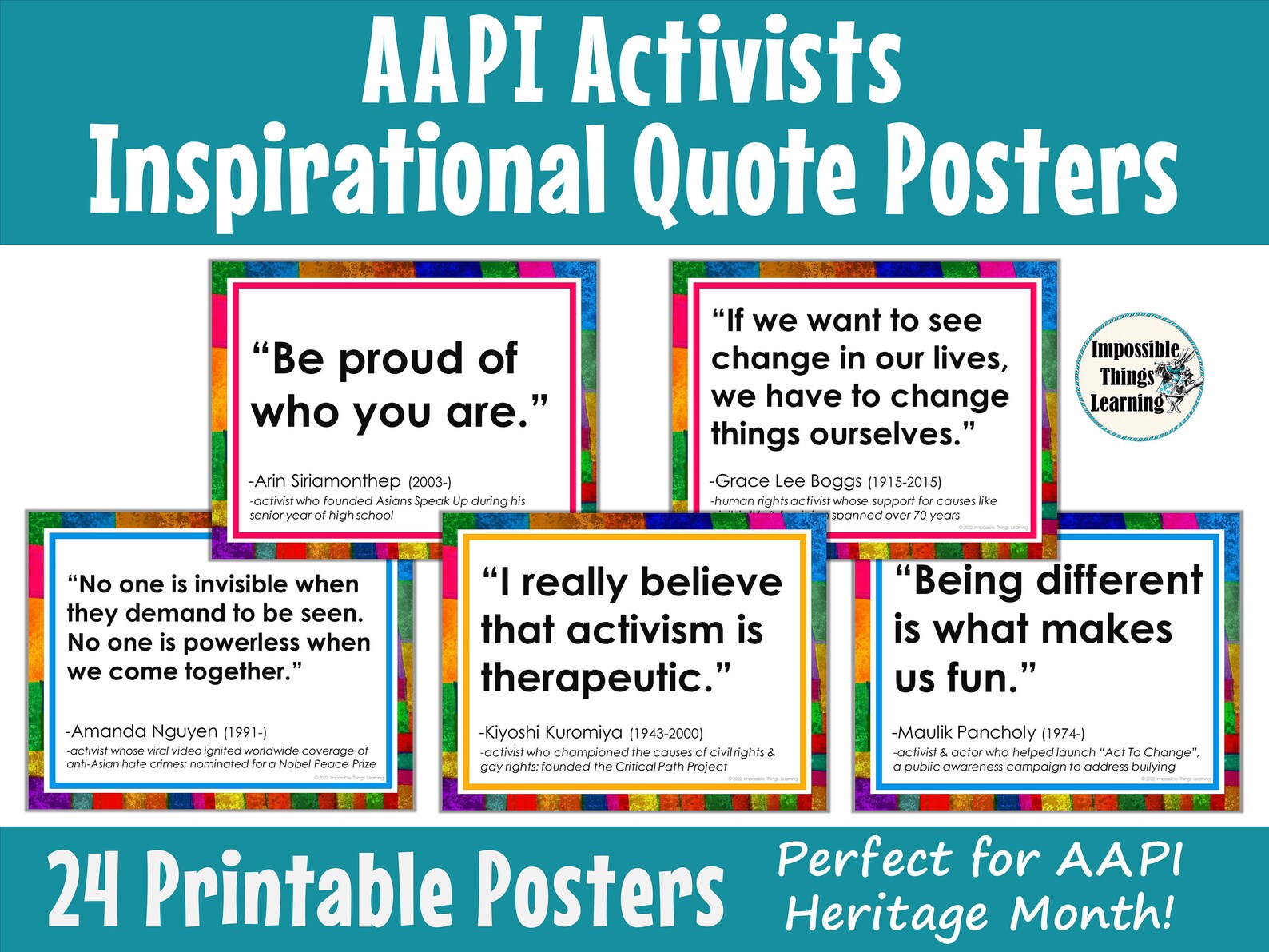 AAPI Heritage Month Posters for the Classroom With - Etsy