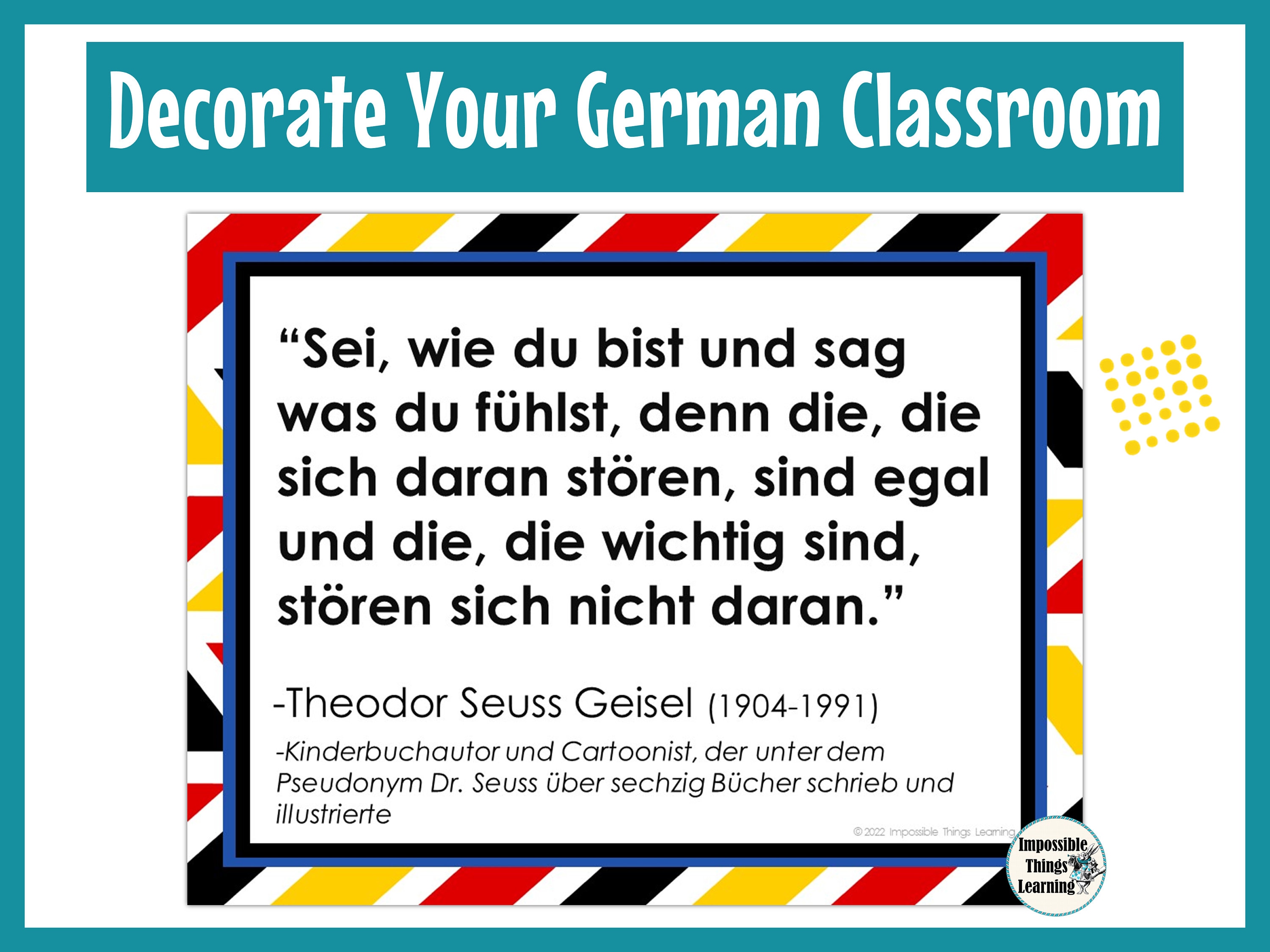 German-american Heritage Month Posters With Inspirational Quotes in ...
