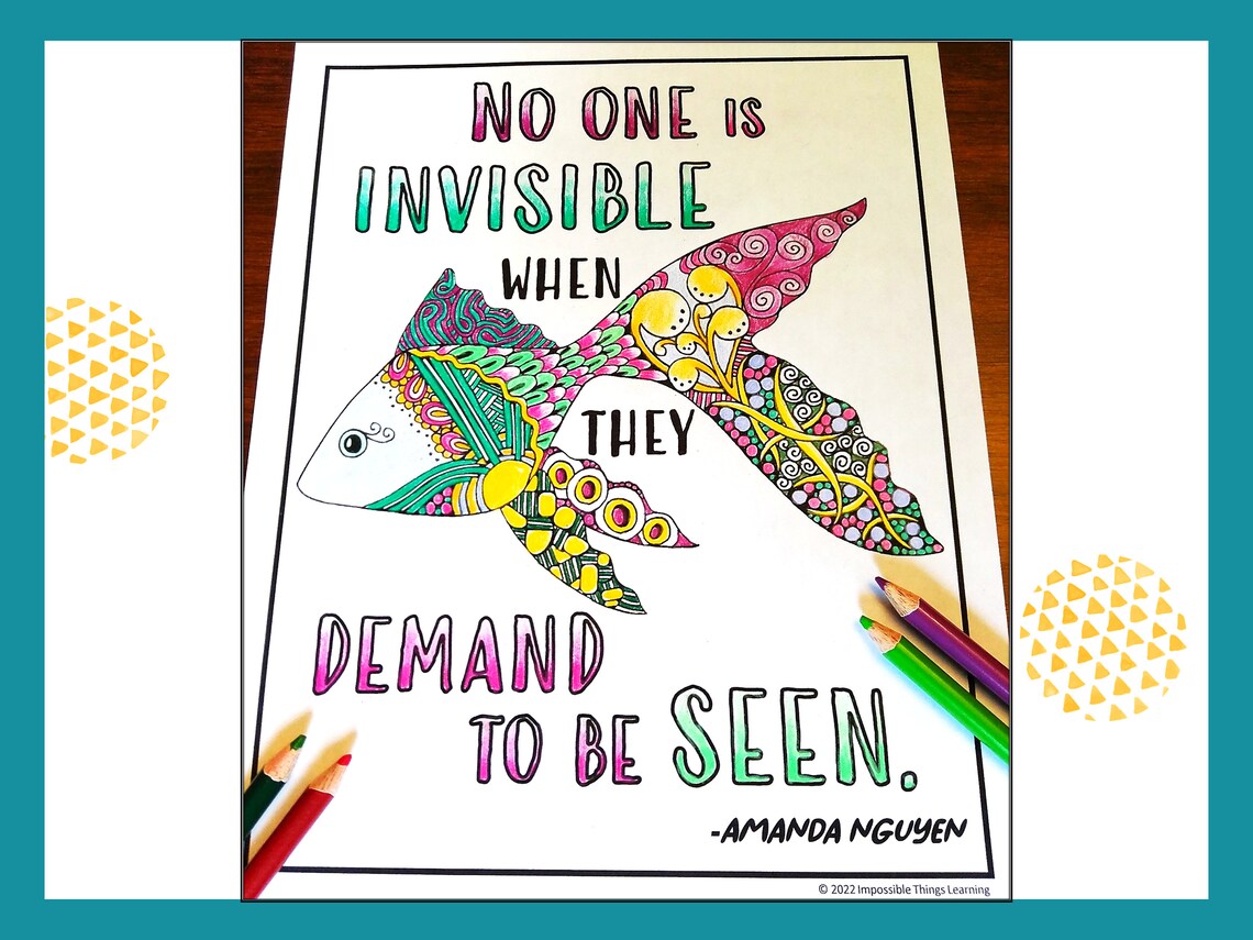 AAPI Heritage Month Coloring Pages: Printables for the Classroom With ...