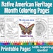 Native American Heritage Month Coloring Pages, Classroom Printables ...