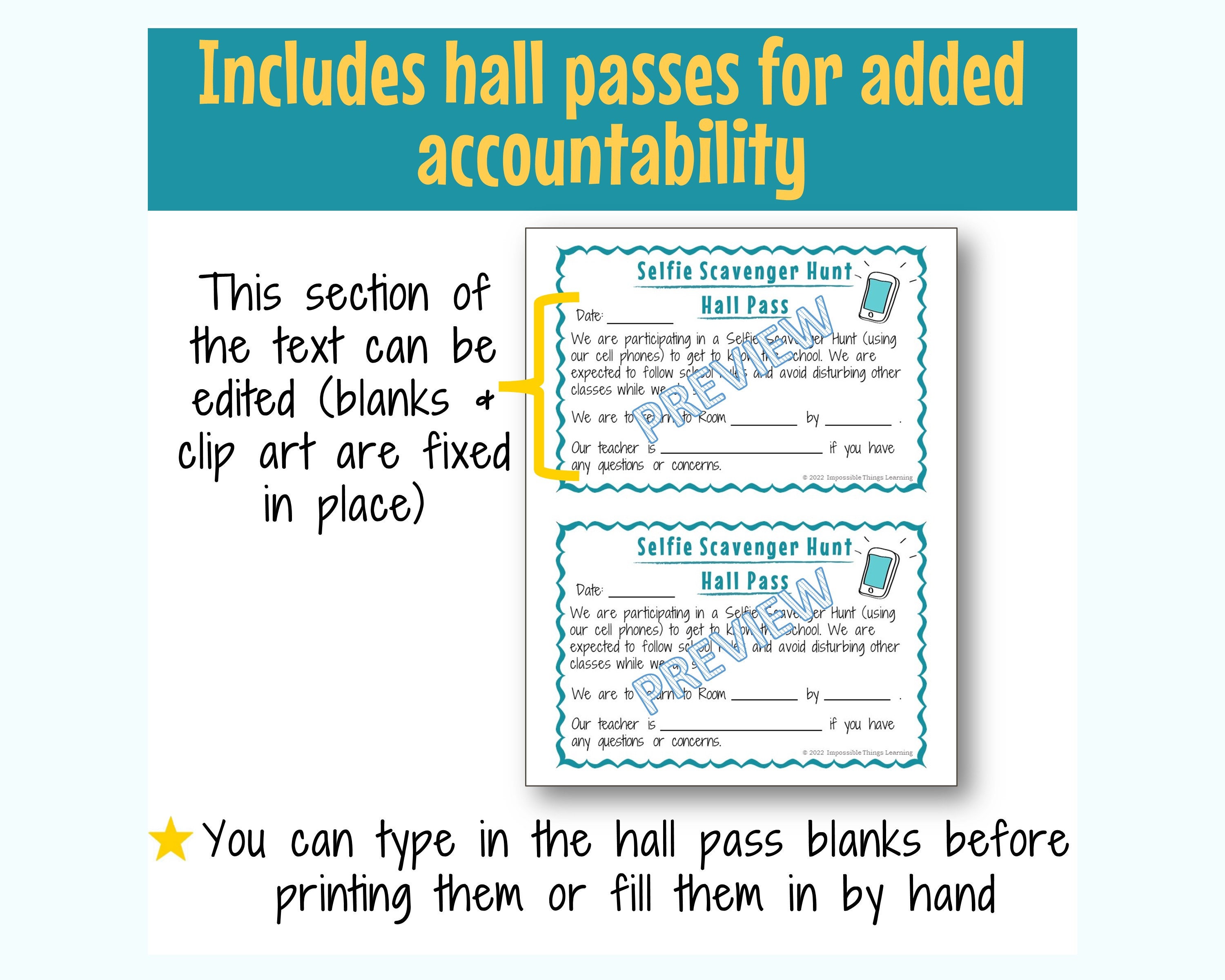 Back to School Scavenger Hunt for Middle School, 6th Grade Orientation ...