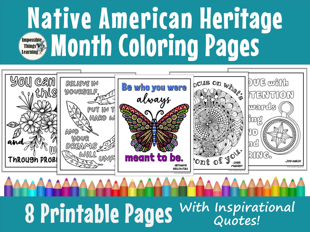 Native American Heritage Month Printables