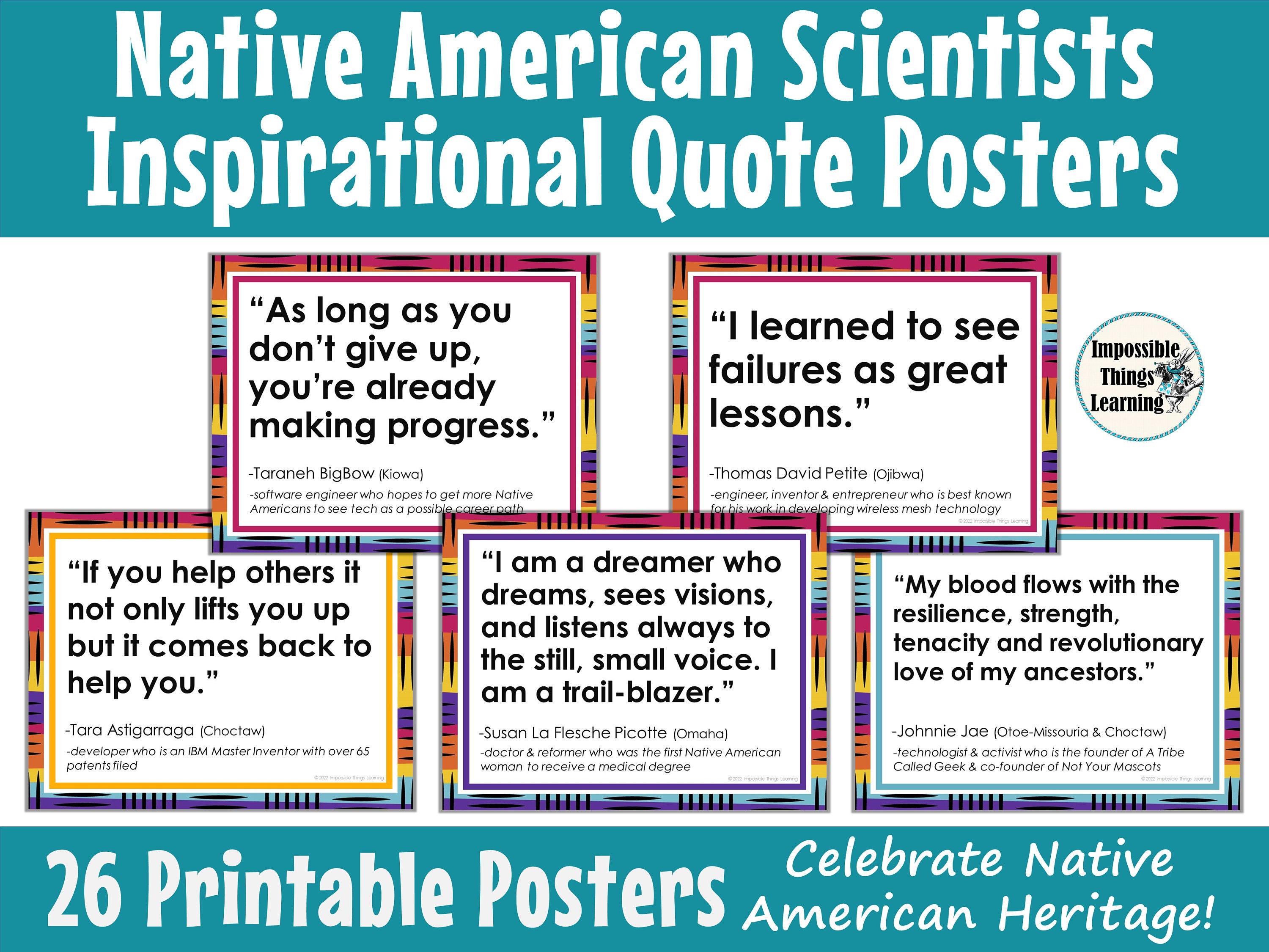 Native American Heritage Month Posters for the (Download Now) - Etsy