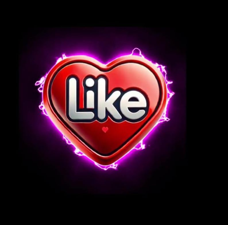 Animated Like Button for Tiktok Live and Videos - Etsy