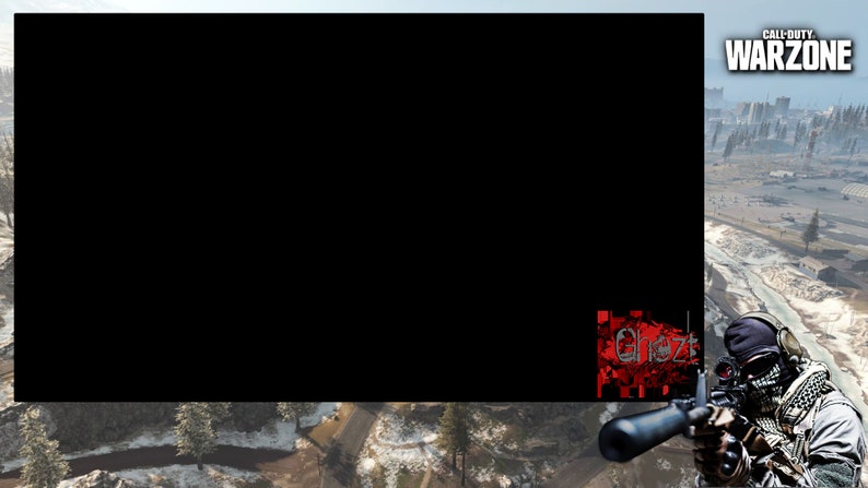 Warzone Call of Duty Game Frame Overlay Streaming Twitch, Youtube ...