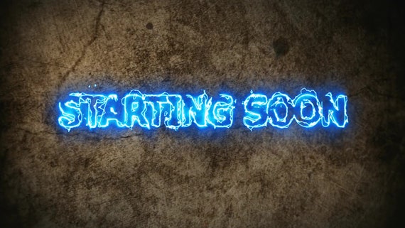 Animated Starting Soon Scene Twitch Facebook Youtube Live - Etsy