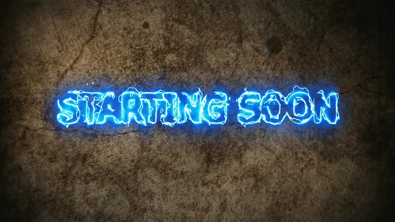 Animated Starting Soon Scene Twitch Facebook Youtube Live Streaming - Etsy