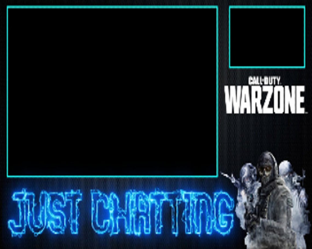 Warzone Overlay Just Chatting Animated Twitch Youtube Facebook - Etsy