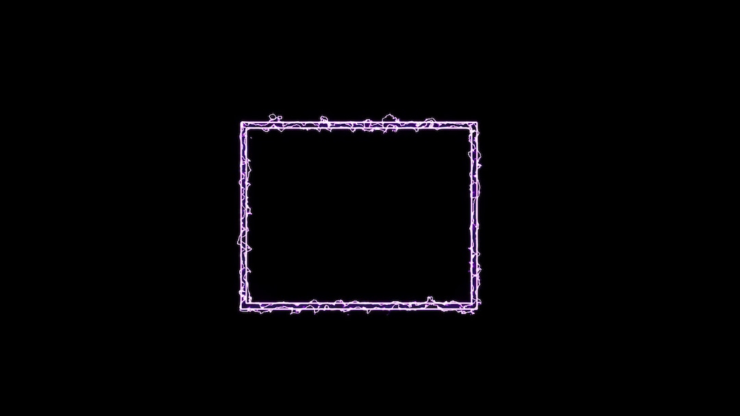 Animated Webcam Frame Purple Twitch Facebook Youtube - Etsy