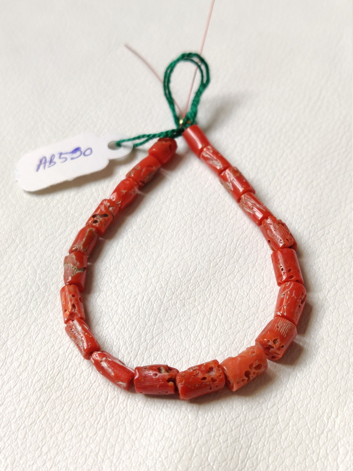Mediterranean Sea Natural Red Coral Gemstone Beads Natural Etsy