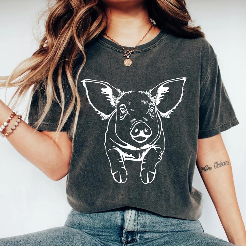 Pig Shirt - Etsy