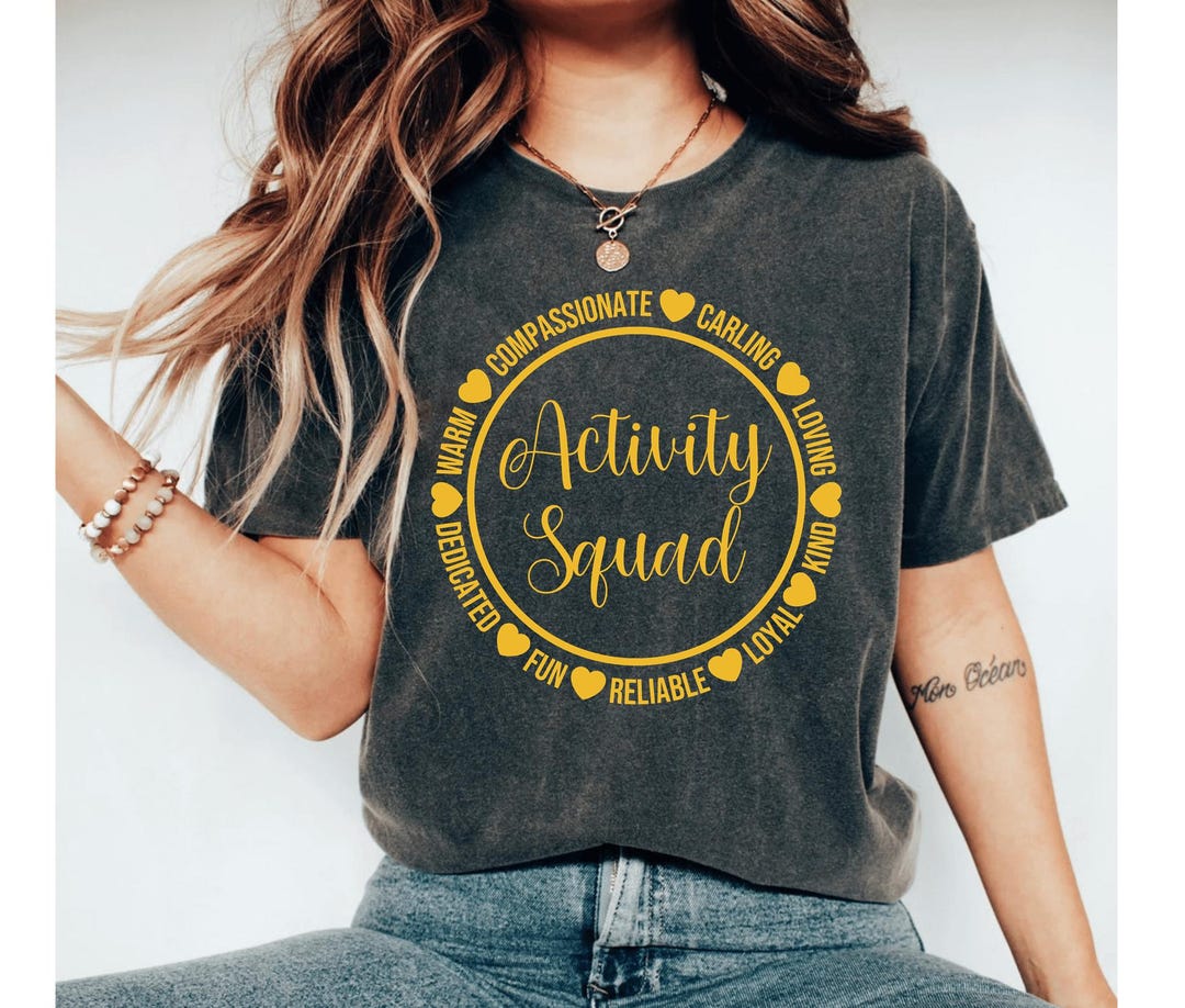 Activity Squad Shirt, Activity Assistant Shirt, Activity Coordinator ...