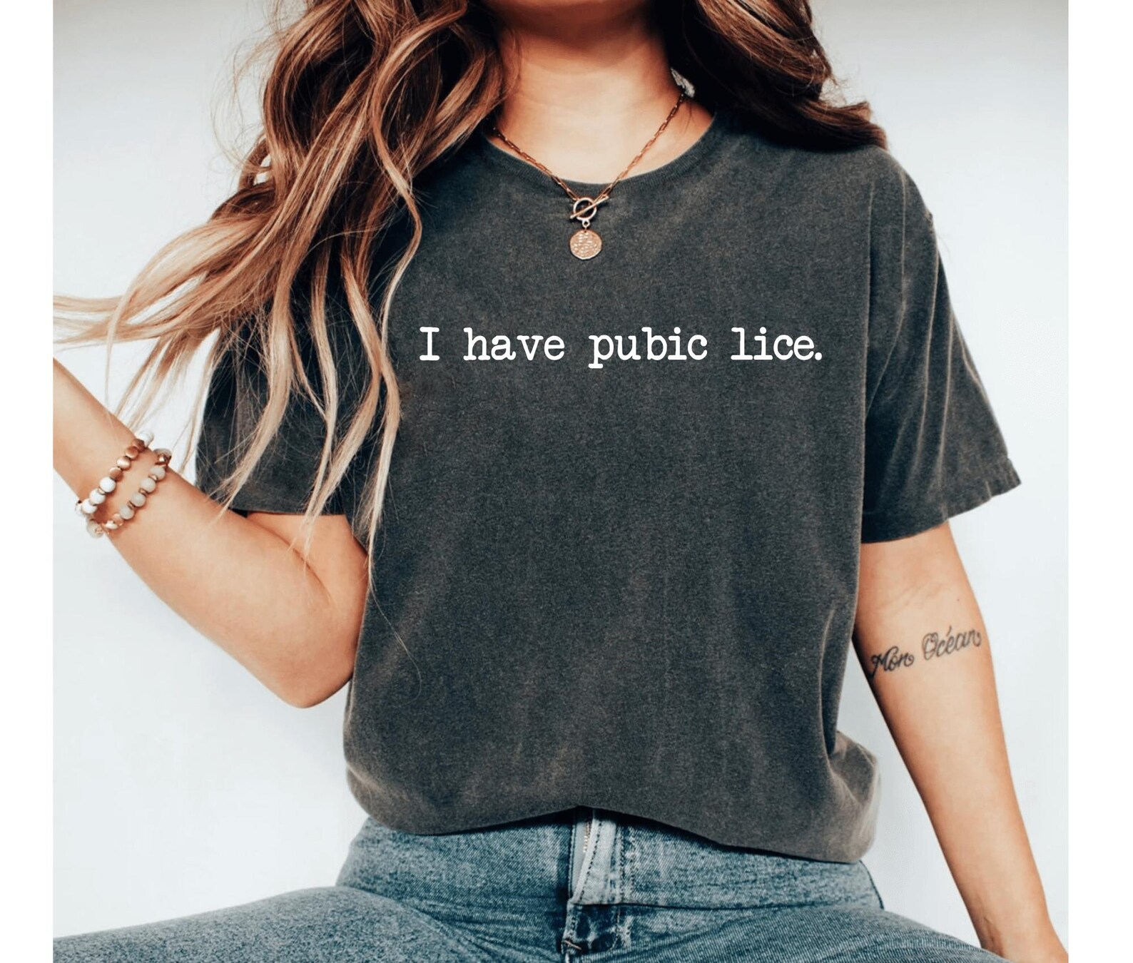 I Have Pubic Lice Shirt, Sarcastic Shirt, Meme Shirt, Ironic Shirt ...