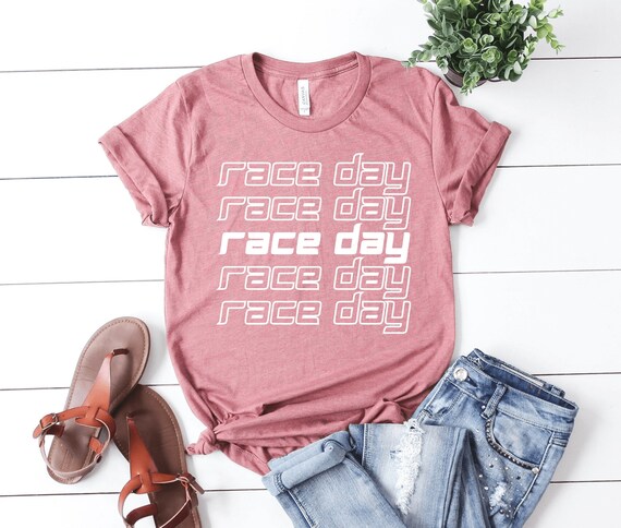 Racing Season Racing Tshirts for Women Race Wife Race Day Tee | Etsy