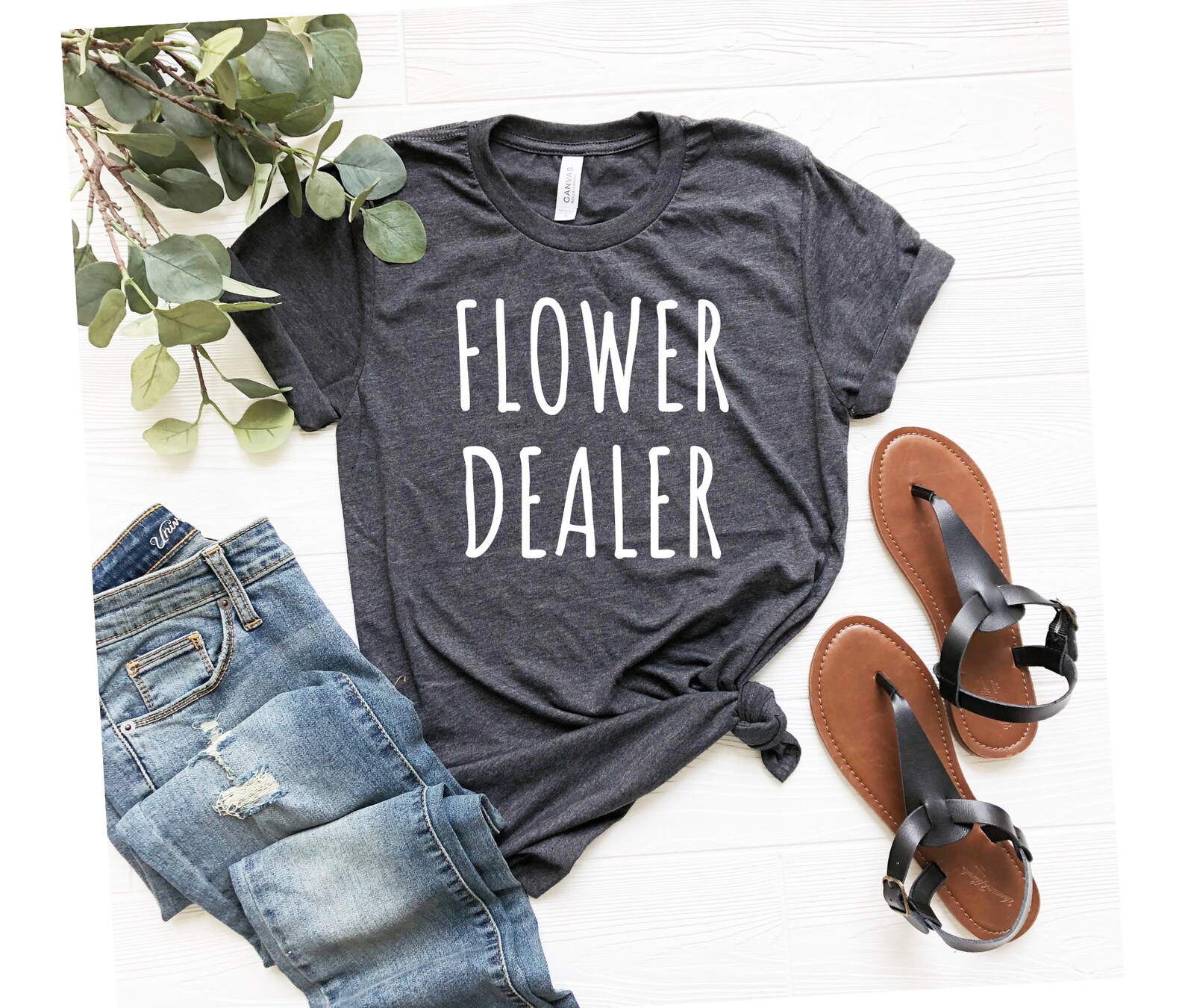Flower Dealer Shirt Florist Shirt Florist Gift Flower | Etsy
