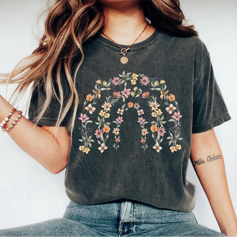 Botanical Shirt - Etsy