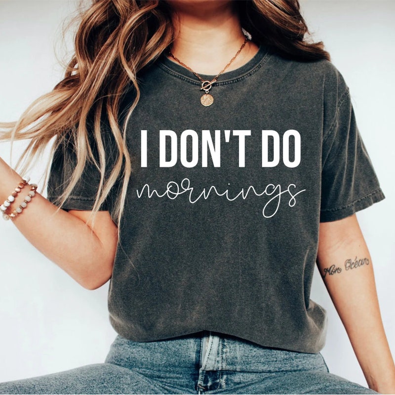 Not Morning Person - Etsy