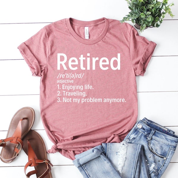 Retirement T Shirt - Etsy