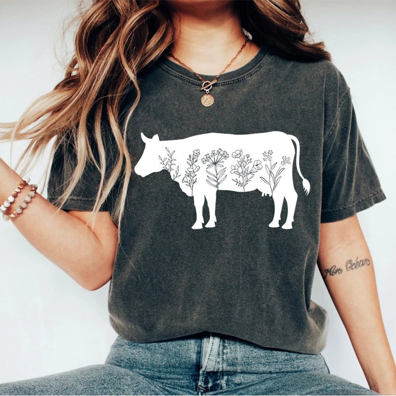 Cow T Shirt - Etsy