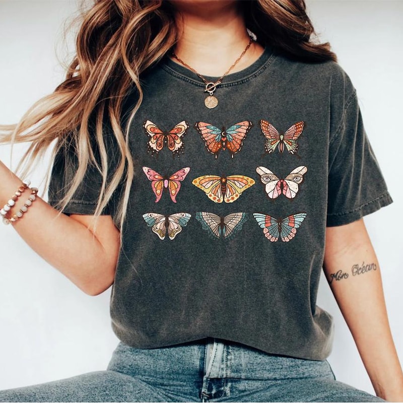 Butterfly Shirt - Etsy