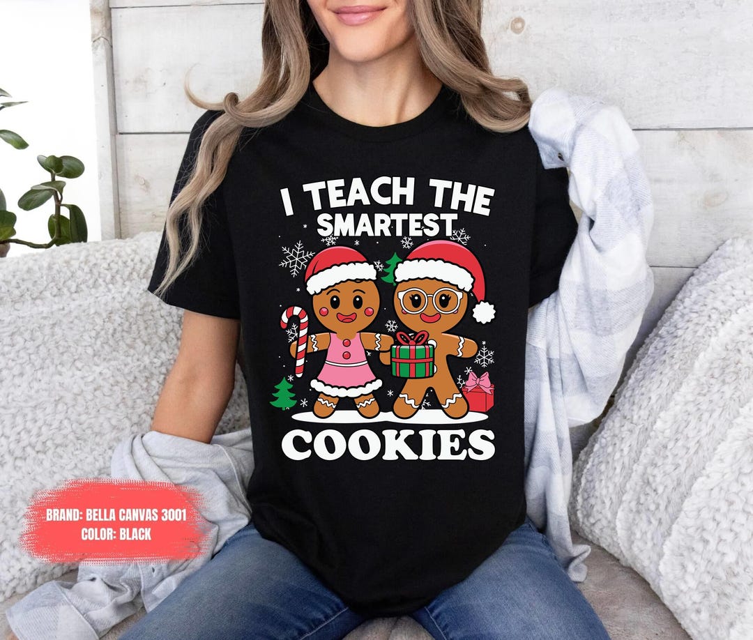 Teacher Gingerbread Shirt Christmas Team Shirt, Teacher Cookie Shirt ...