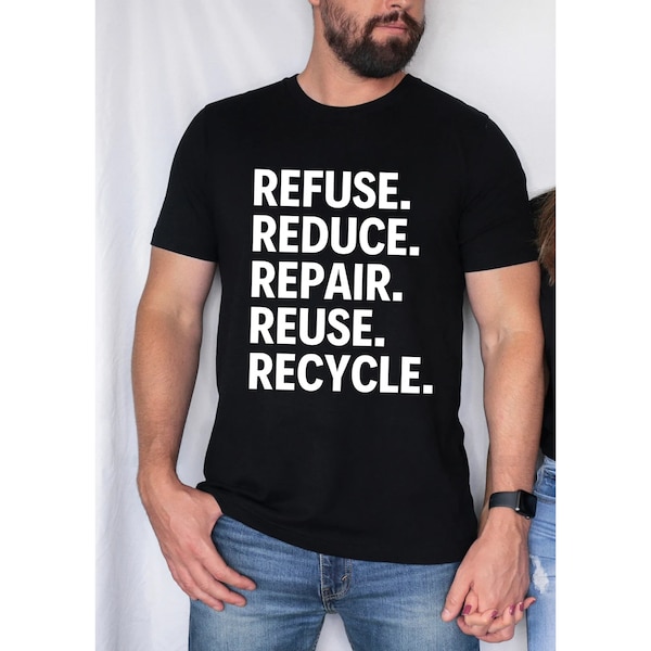 Recycle T Shirt - Etsy