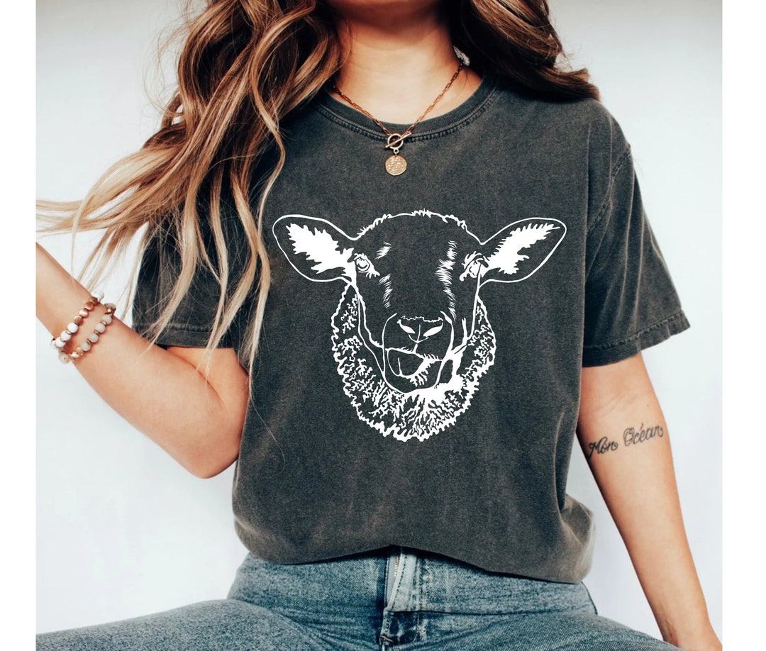 Sheep Shirt Farmer Funny Sheep Shirt Cowgirl Shirt Sheep Tee Sheep ...