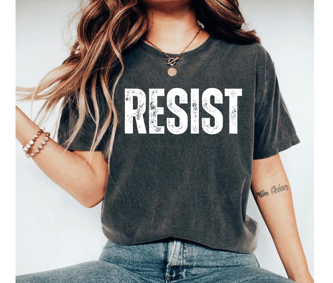 Resist Shirt Political Shirts, Protester Shirts, Feminist Tee Women's ...