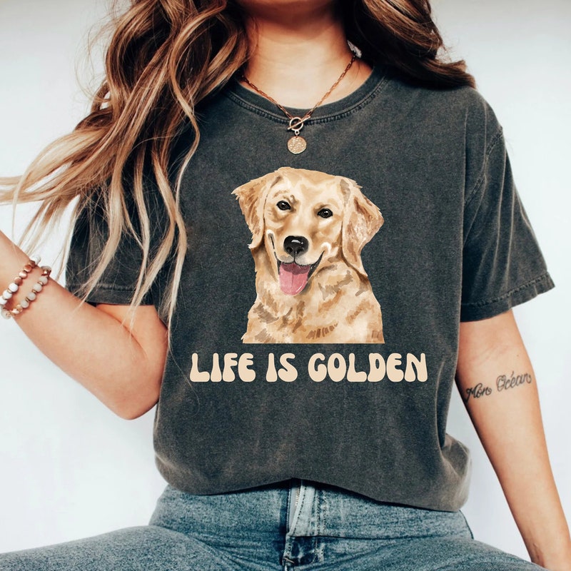 Golden Retriever Shirts - Etsy