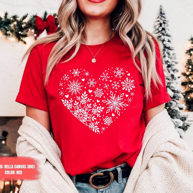 Snowflake Shirt - Etsy