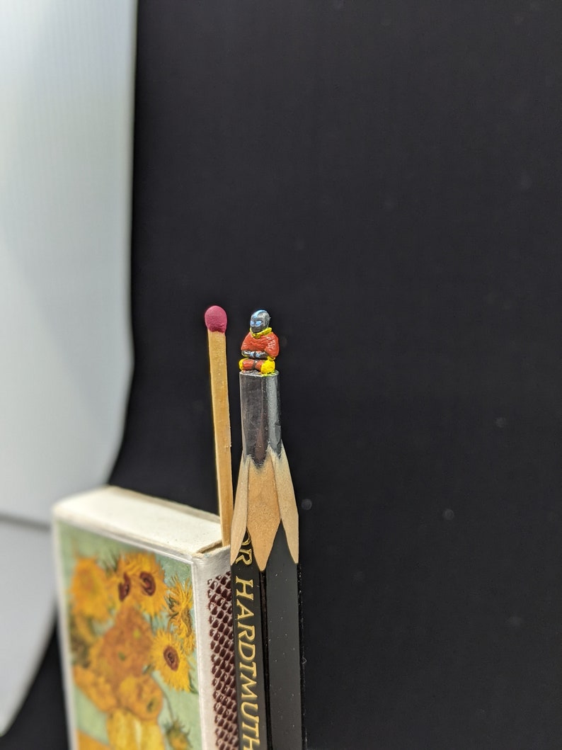 Avatar Aang Pencil Carving / Avatar State / the Last Airbeder / Pencil ...