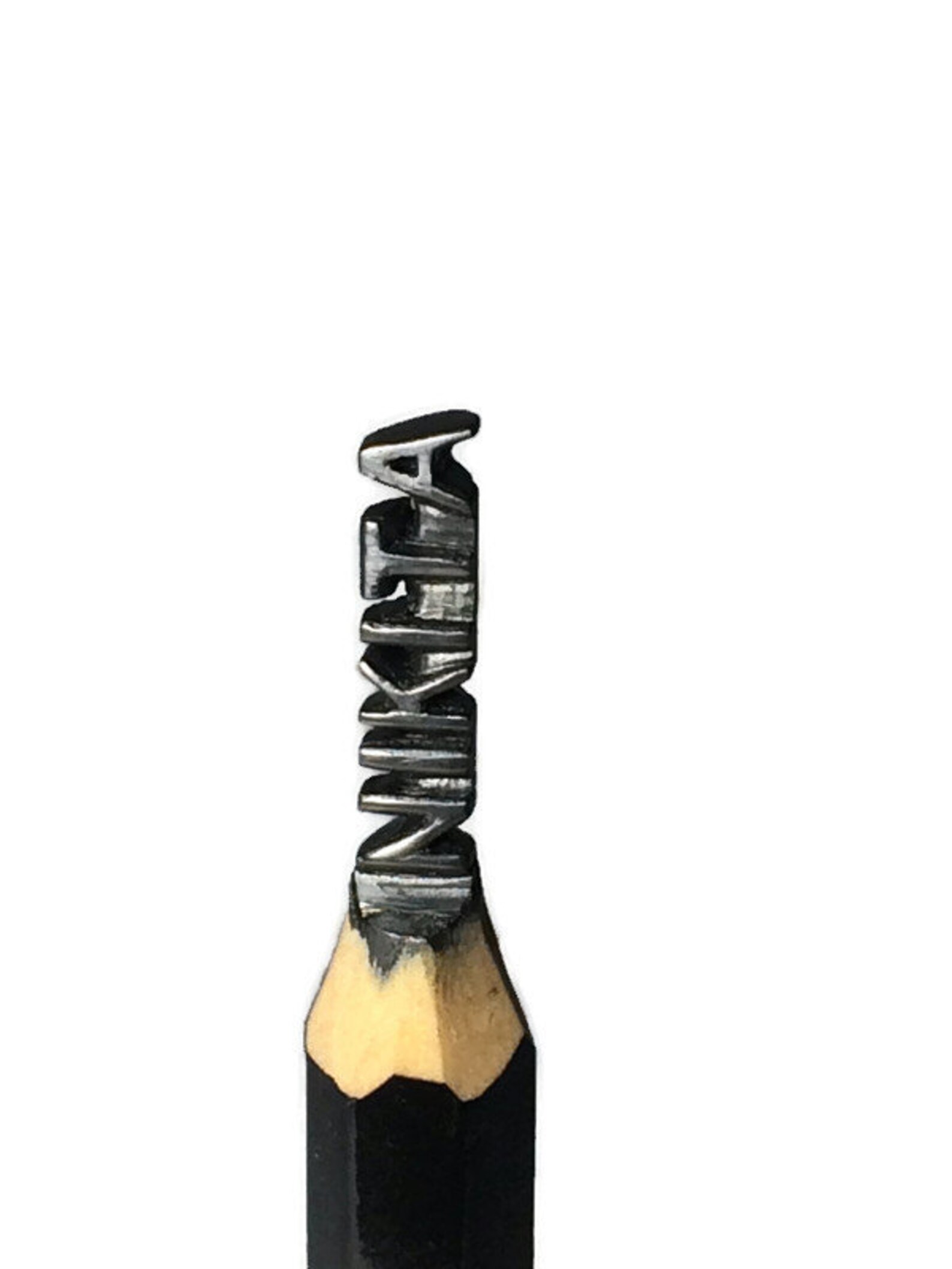 Name/symbol/alphabet/initials - Pencil Lead Carving / Pencil Carving ...