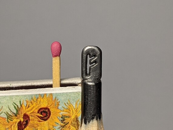 Viking Rune Wealth Symbol Pencil Carving / Viking Gifts / - Etsy