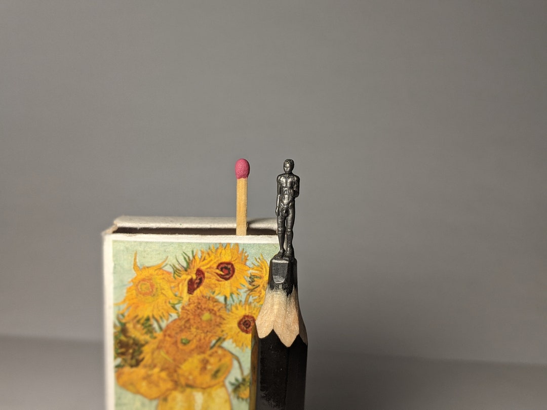 Doryphoros - Pencil Lead Carving / Pencil Carving / Strawser Carving ...