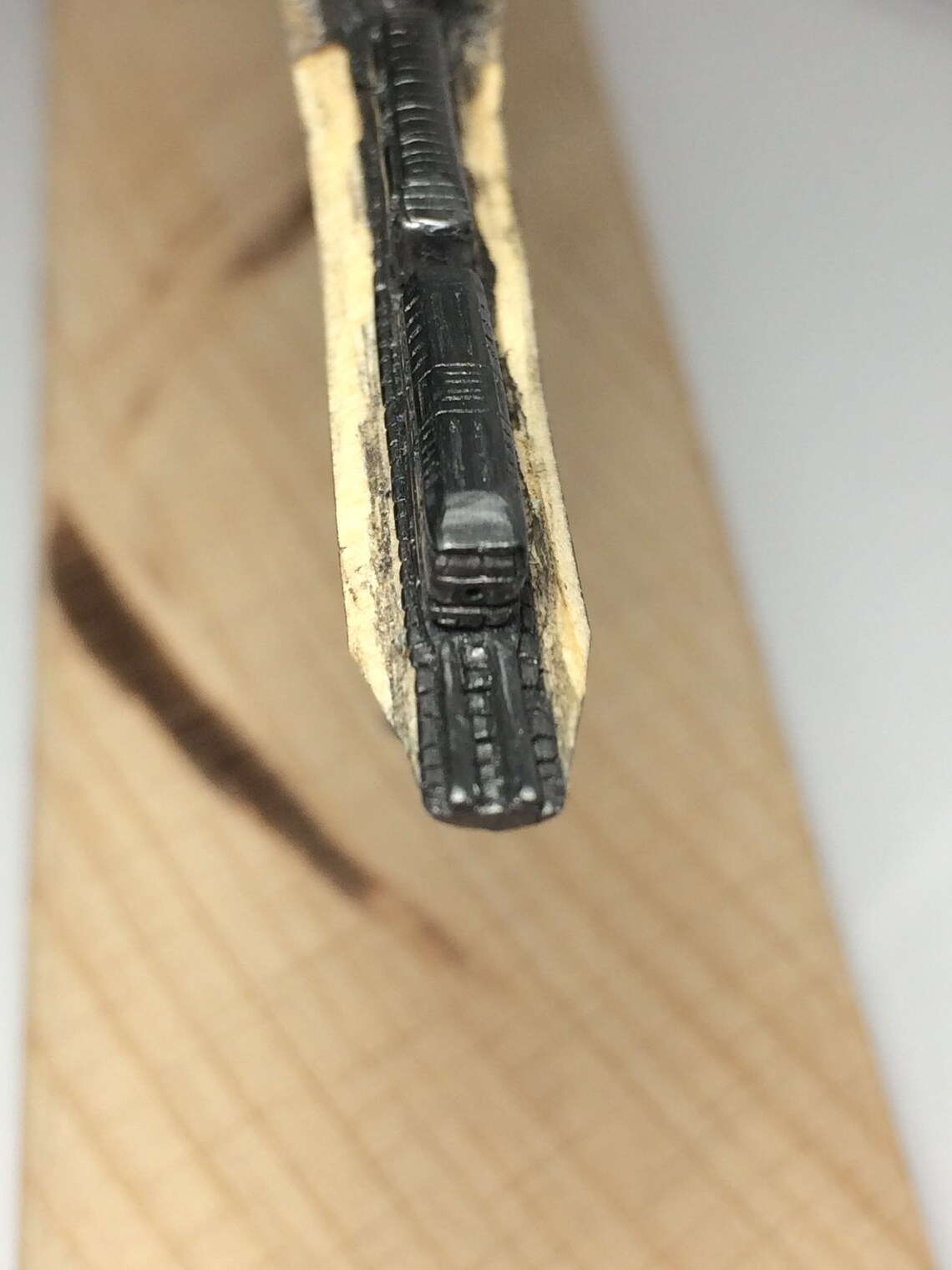 Locomotive in Railway Pencil Carving / Train With Trestles / Tunnel ...