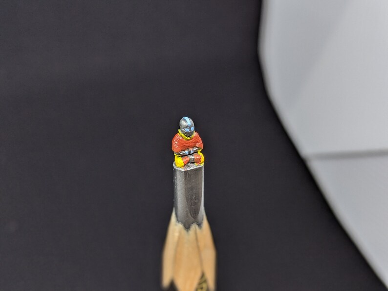 Avatar Aang Pencil Carving / Avatar State / the Last Airbeder / Pencil ...