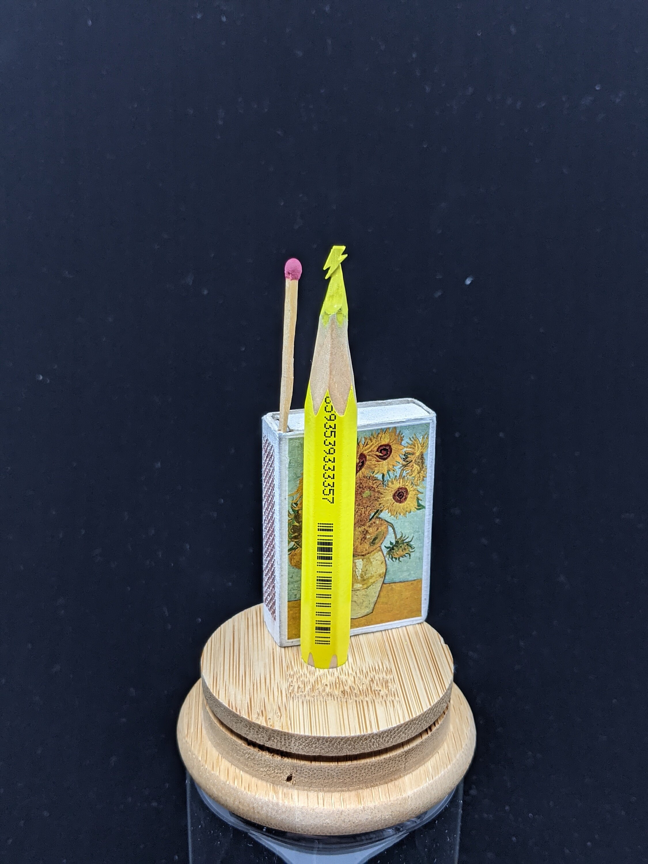 Lightning Bolt Pencil Lead Carving / Pencil Carving / Pencil Sculpture ...
