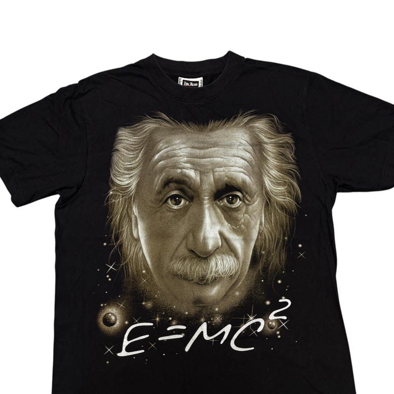 Vintage Albert Einstein Shirt Large 90s Shirt Single Stitch Shirt Science Shirt Vintage Art ...