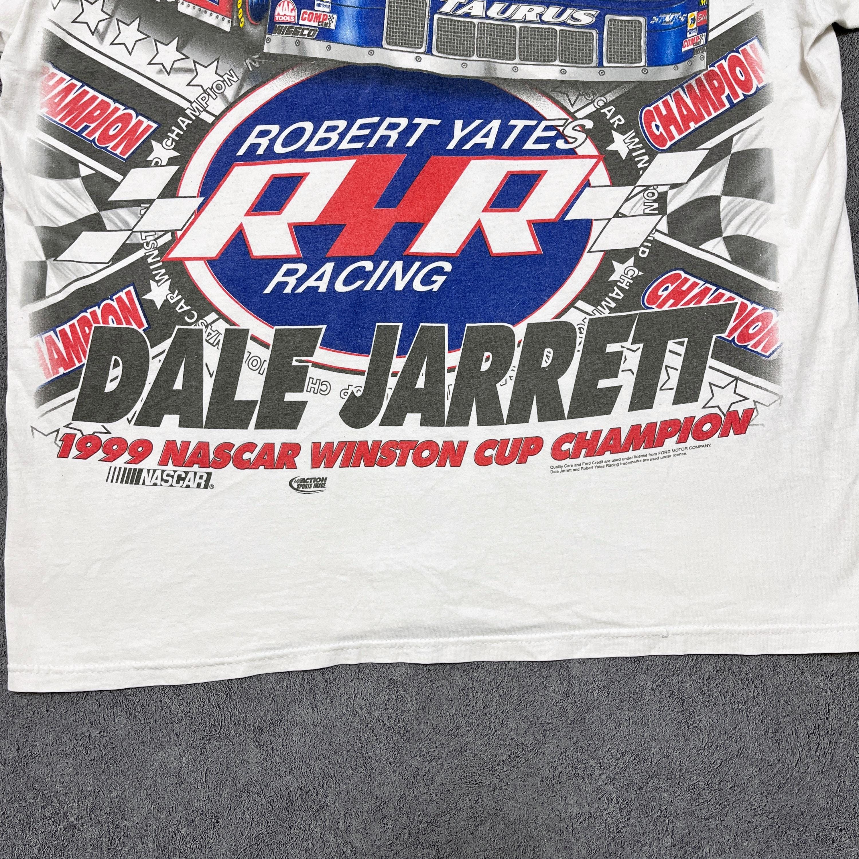 Vintage Nascar Shirt Dale Jarrett 90s Shirt All Over Print Shirt Racing ...