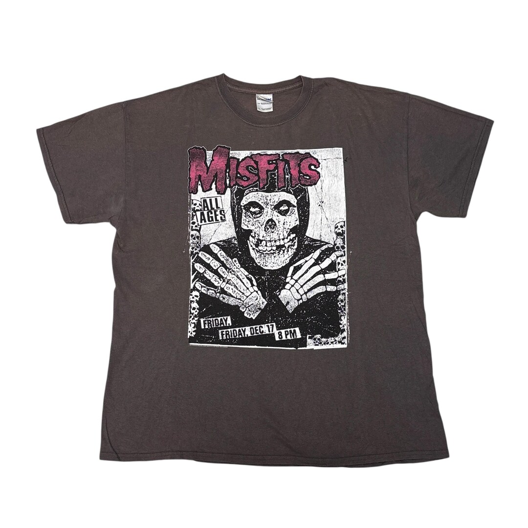 Misfits Shirt XL Tour T-shirt Concert Tee Hardcore Punk Rock Band Tee ...