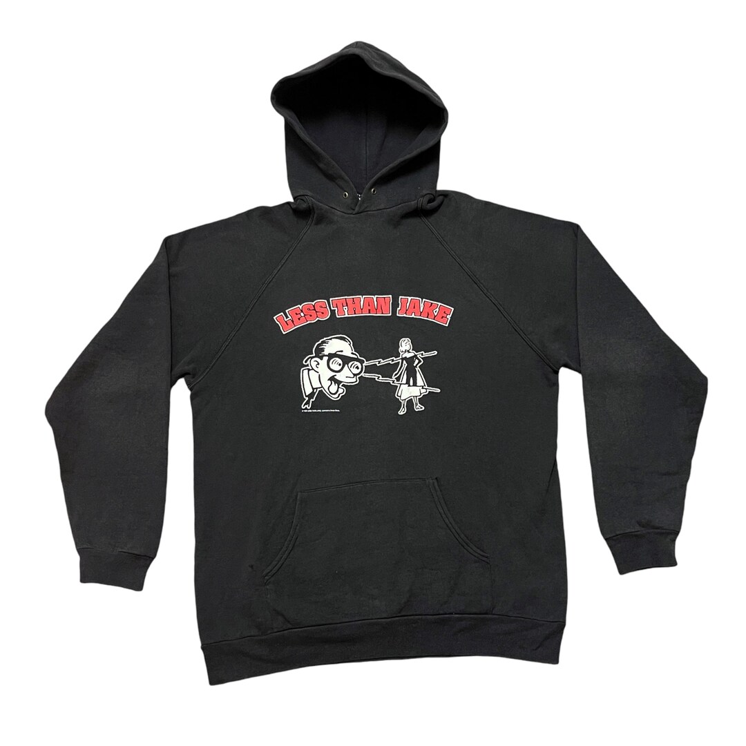 Less Than Jake Vintage Band Hoodie Screen Stars Punk Shirt Blink 182 ...