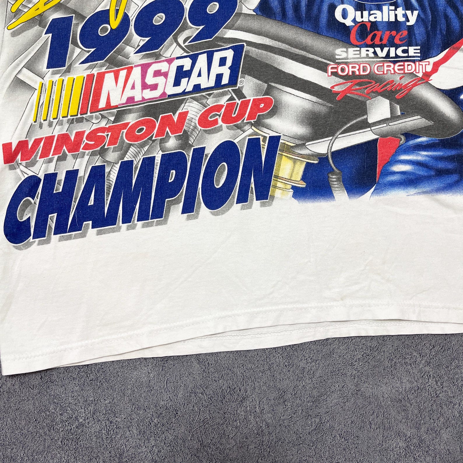 Vintage Nascar Shirt Dale Jarrett 90s Shirt All Over Print Shirt Racing ...
