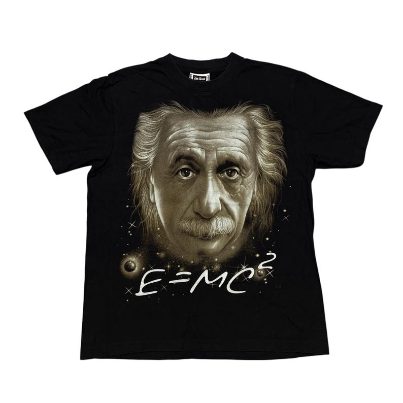Vintage Albert Einstein Shirt Large 90s Shirt Single Stitch Shirt ...