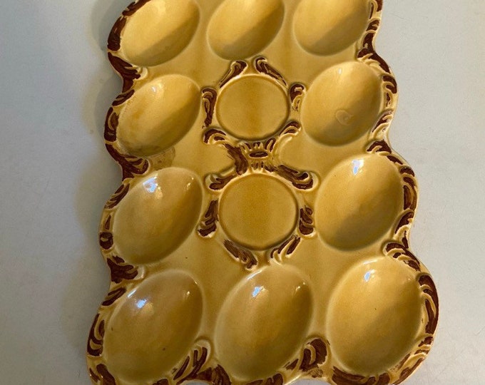 Vintage Deviled Egg Serving Tray - Etsy