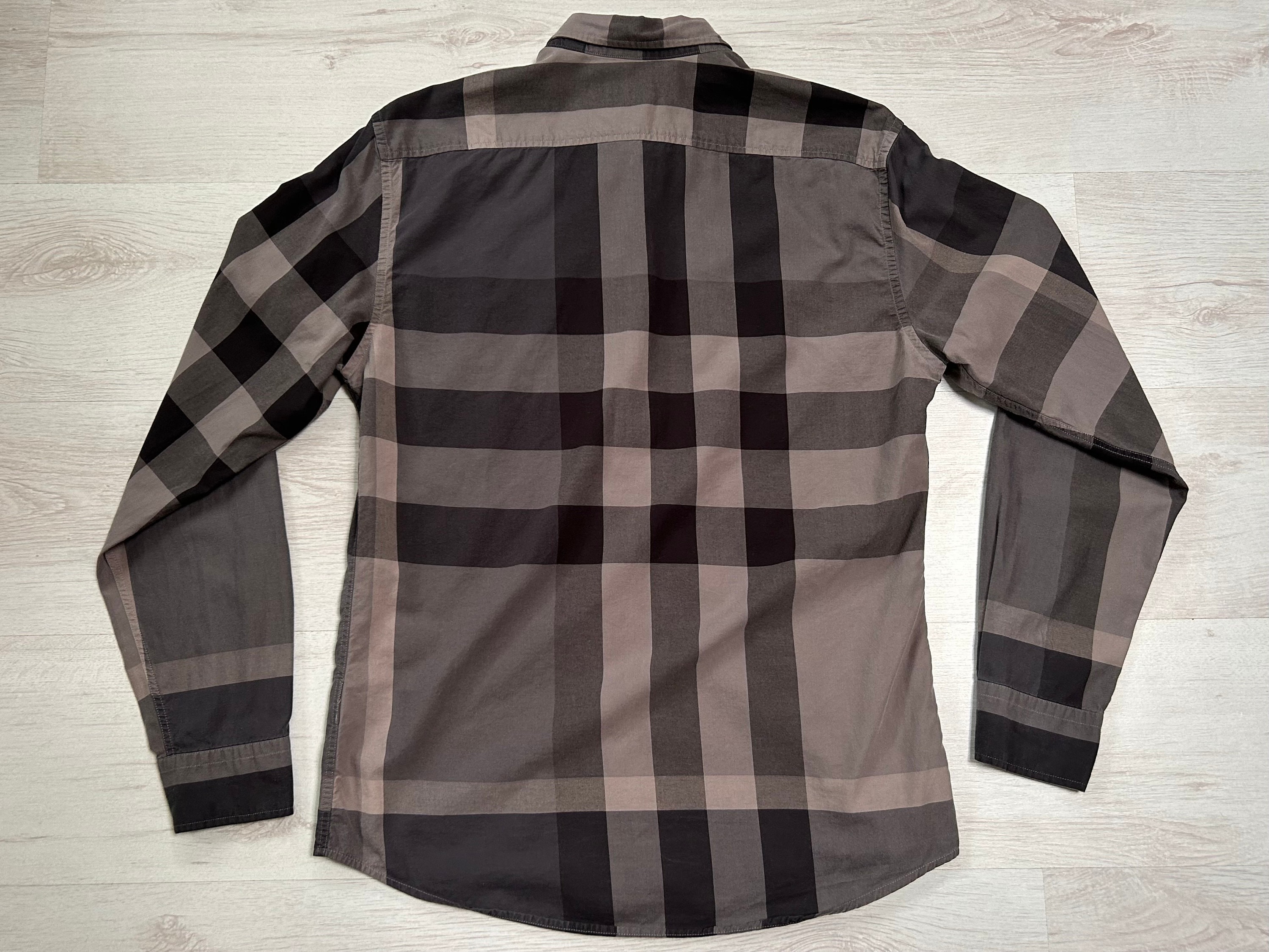 Black Burberry Men Shirts